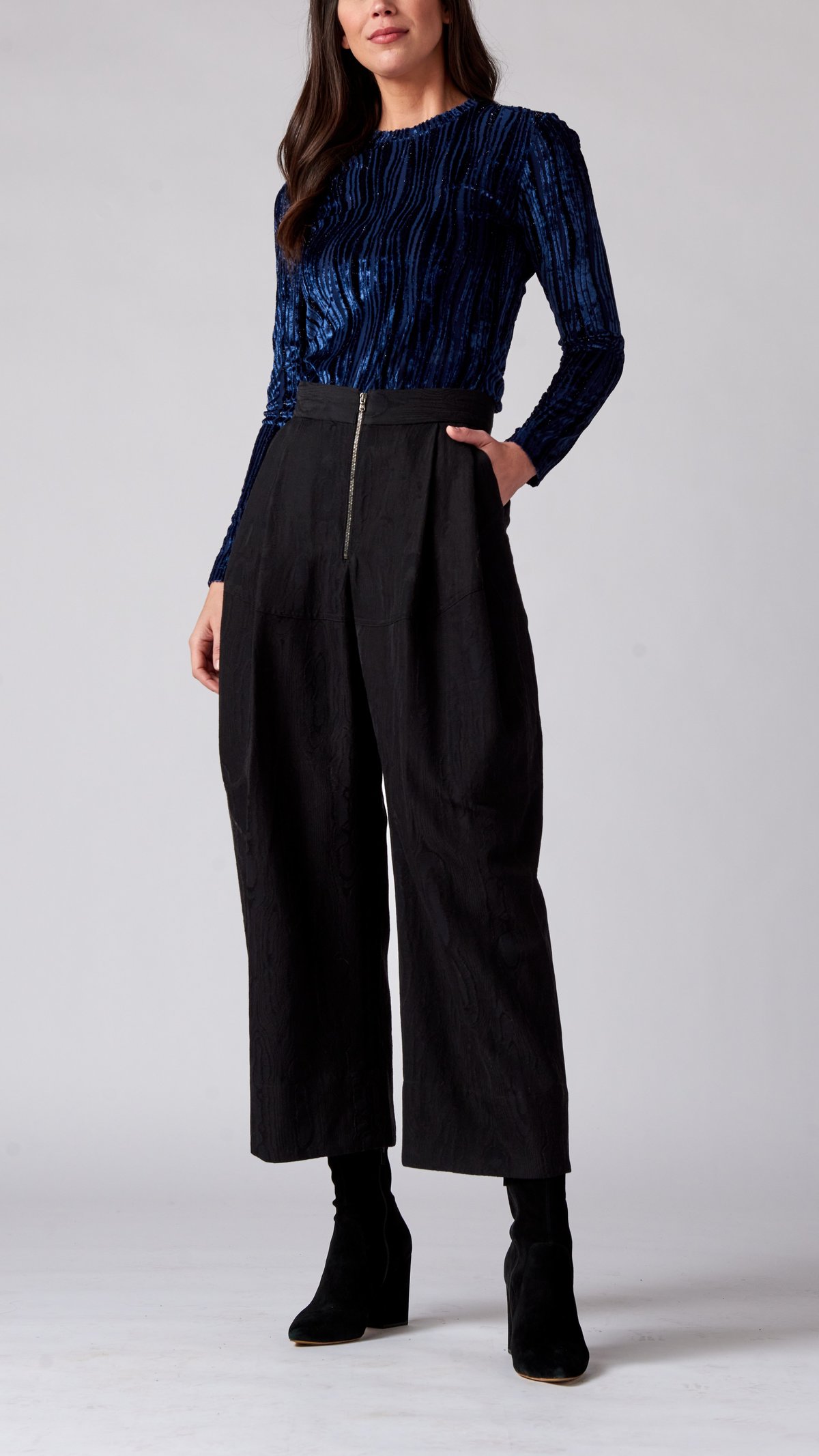 Stine Goya Maya Top - Wave Midnight | Garmentory