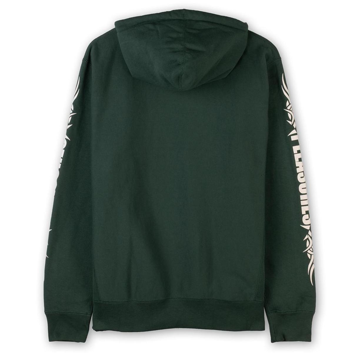 Pleasures Razor Logo Pullover Hoodie sweater - Dark Green | Garmentory