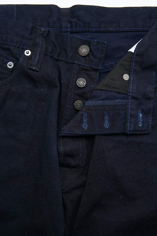 Pure Blue Japan 1150-ID Men's Woven 12oz Selvedge Twill Relaxed Tapered ...