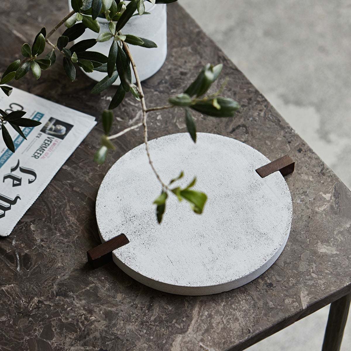 An Artful Life Concrete trivet - cream | Garmentory