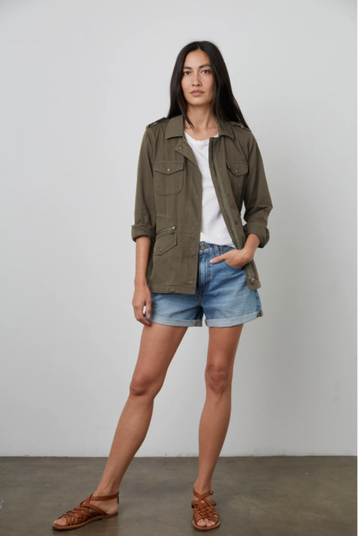 Velvet Ruby Army Jacket - Forest | Garmentory
