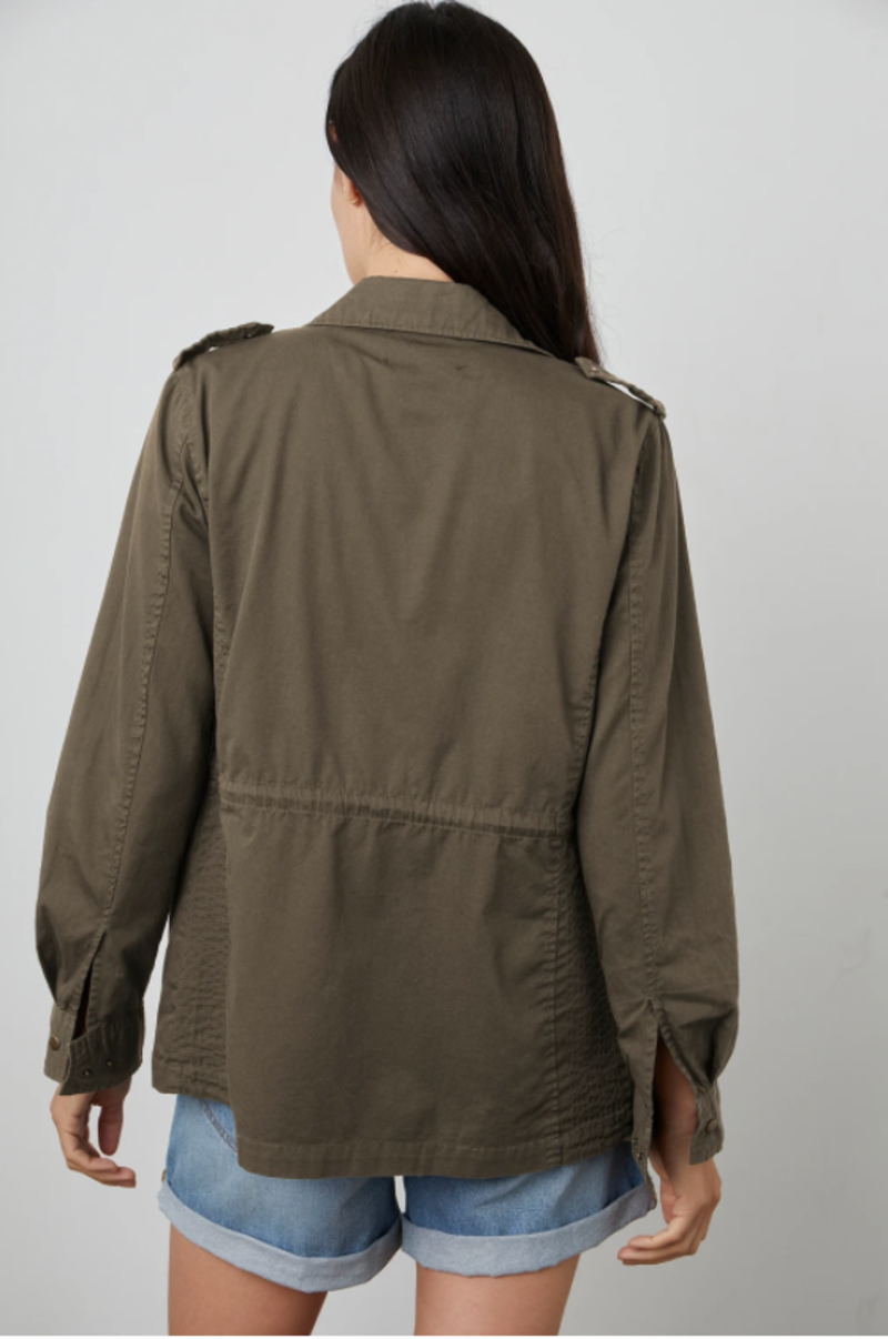 Velvet Ruby Army Jacket - Forest | Garmentory
