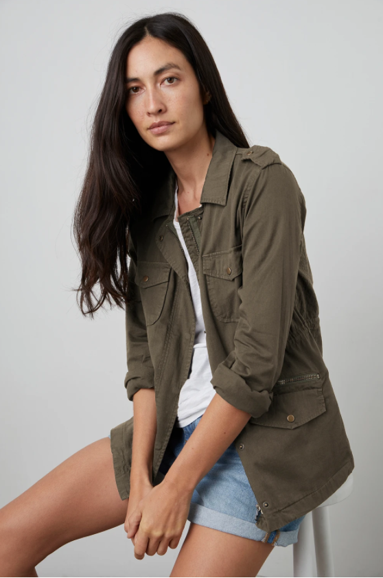 Velvet Ruby Army Jacket - Forest | Garmentory