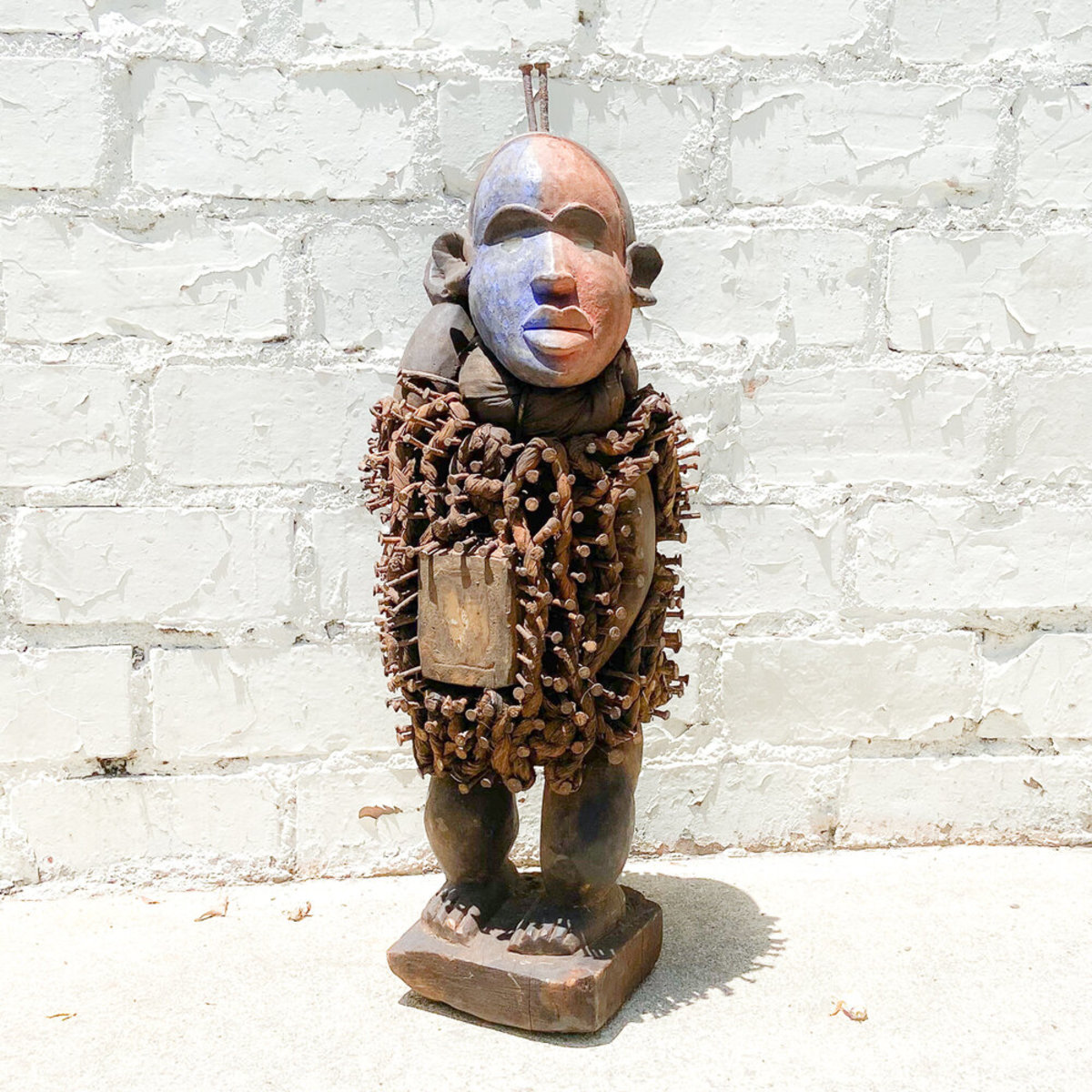 Vintage Kongo Peoples Power Figure Nkisi Nkondi | Garmentory