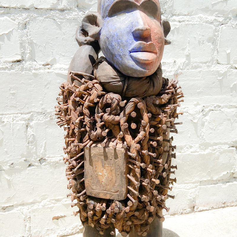 Vintage Kongo Peoples Power Figure Nkisi Nkondi | Garmentory