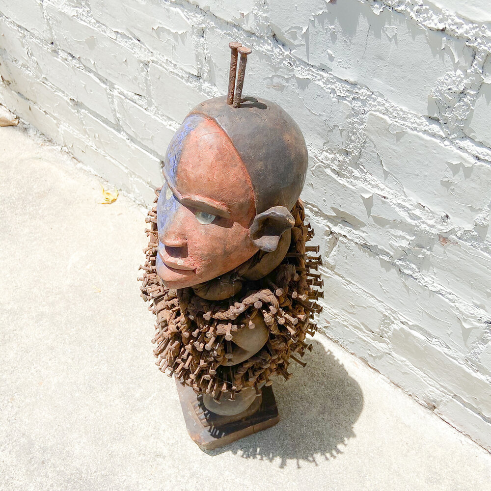 Vintage Kongo Peoples Power Figure Nkisi Nkondi | Garmentory