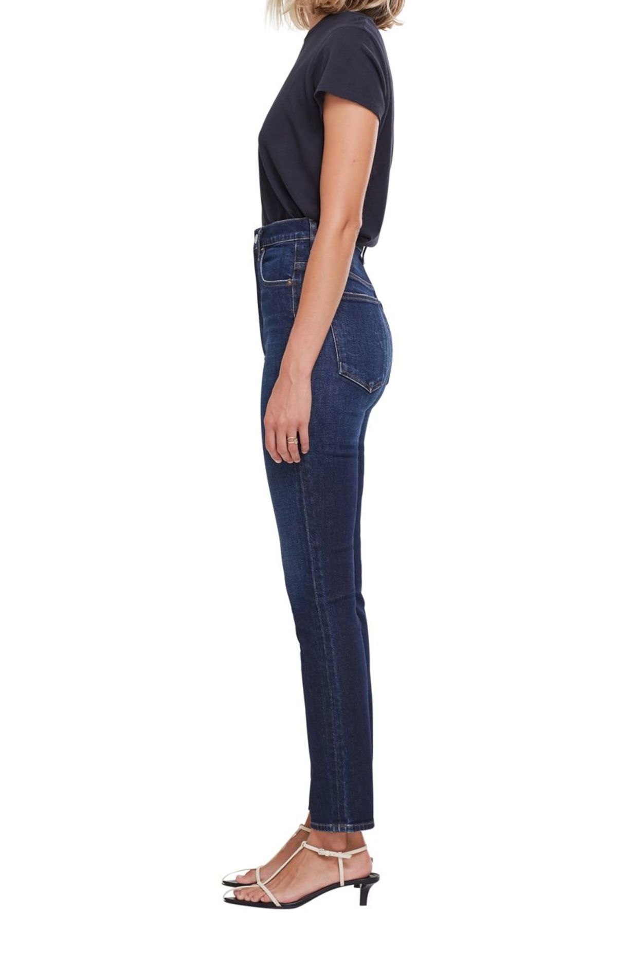 AGOLDE PINCH WAIST HIGH RISE SKINNY - OVATION | Garmentory