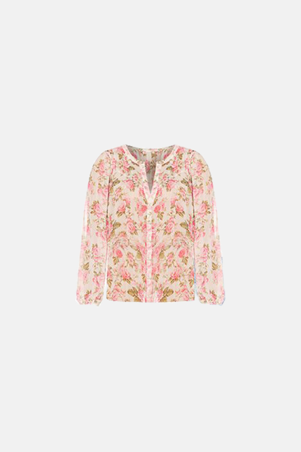 LoveShackFancy Goodwin Blouse - Blushing Rose | Garmentory