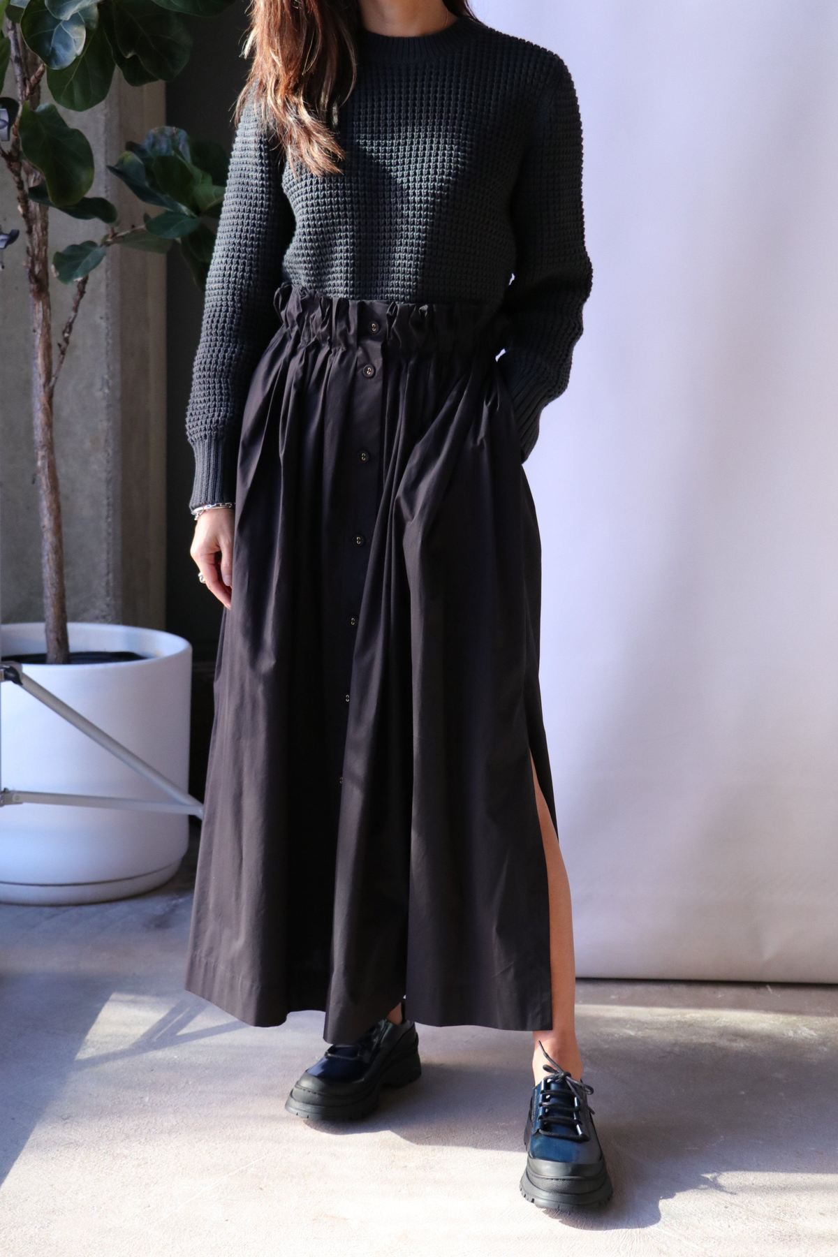 Rachel Comey Commodore Skirt - Black | Garmentory