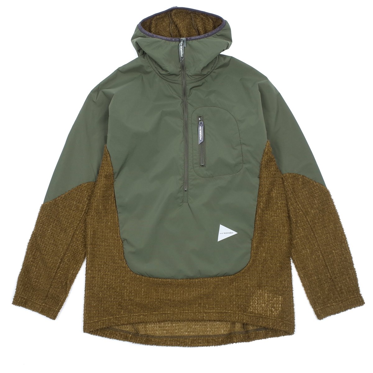And Wander Alpha Direct Hoodie - Khaki | Garmentory