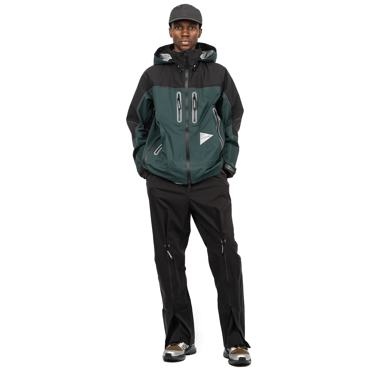 And Wander E Vent Rain Jacket - Green | Garmentory