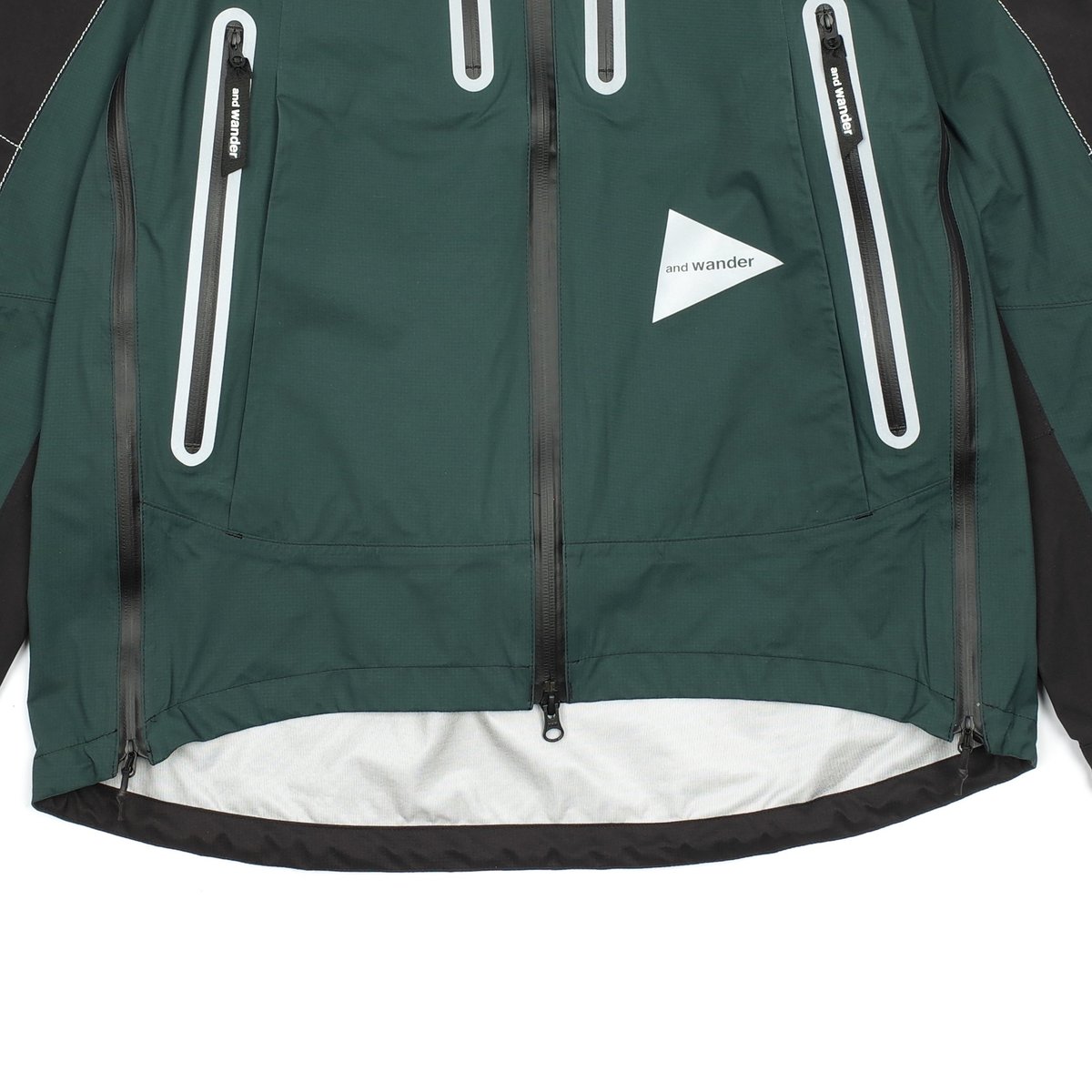 And Wander E Vent Rain Jacket - Green | Garmentory