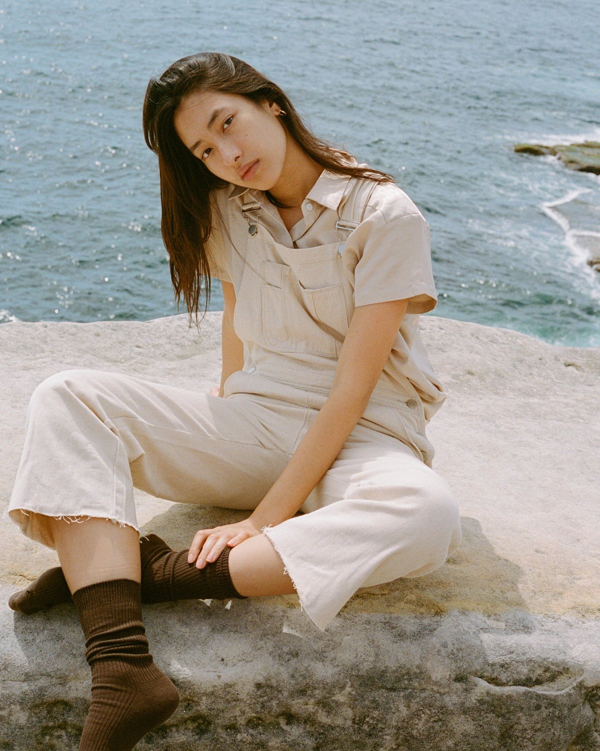 Wellington Factory The Murphy Overalls - Natural | Garmentory