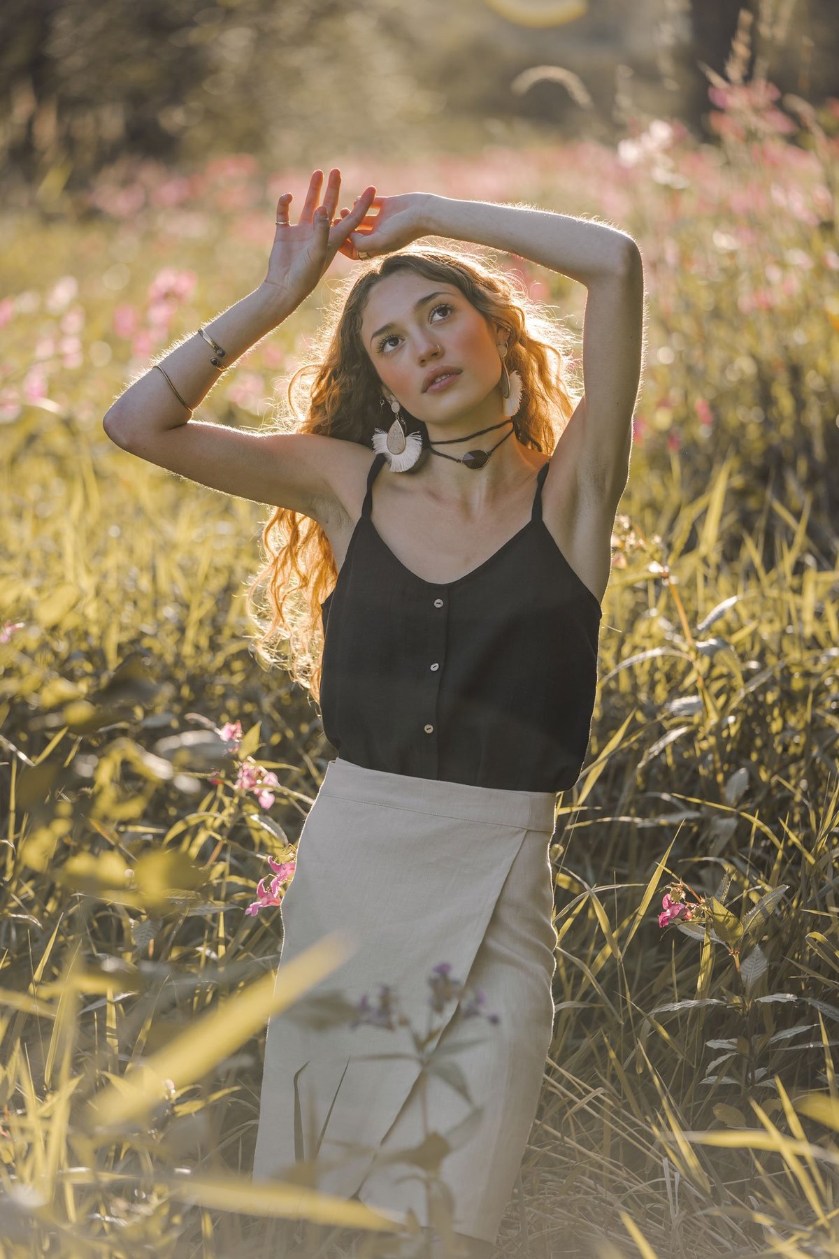 Arraei Collective Wade Wrap Skirt - Ivory | Garmentory