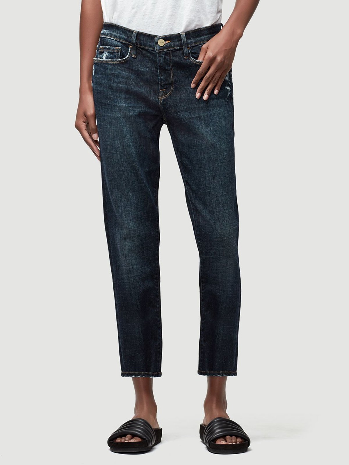 FRAME Denim Covant Le Garcon Crop Jean - Covant | Garmentory