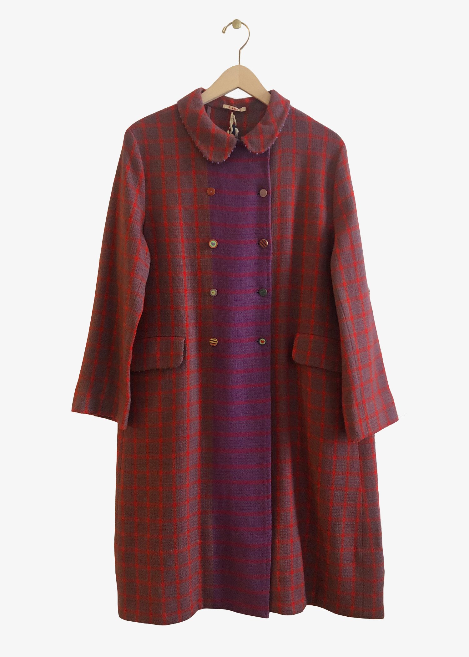 Pero KP01 Coat - purple/red | Garmentory