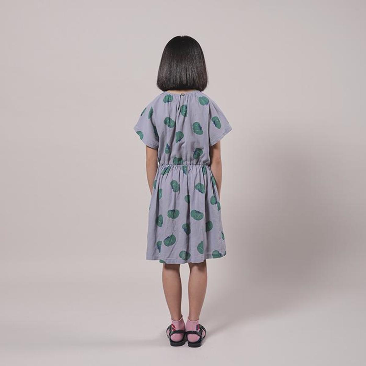 Kids Bobo Choses Dress With All Over Tomato Print - Purple | Garmentory