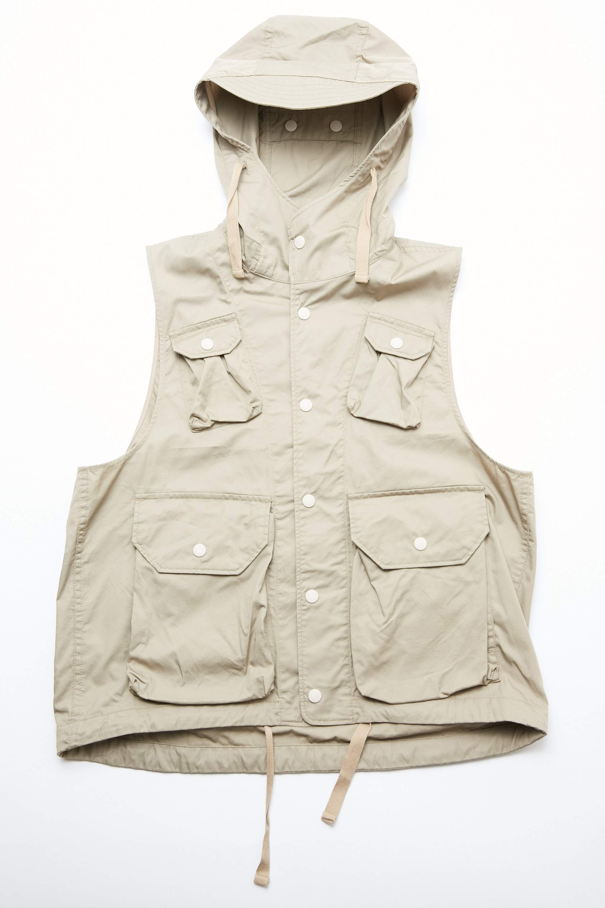 Engineered Garments Field Vest - Khaki | Garmentory
