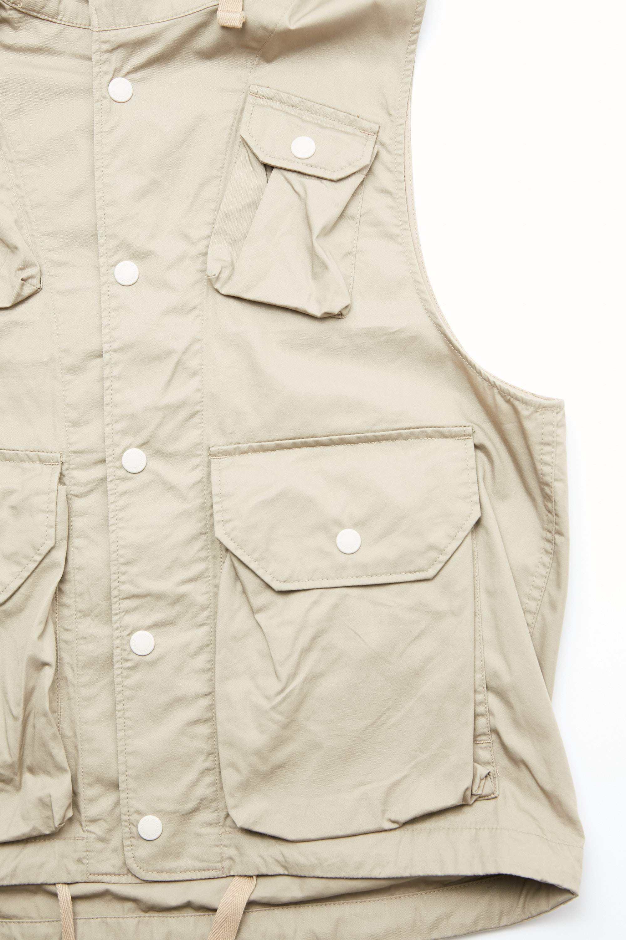Engineered Garments Field Vest - Khaki | Garmentory
