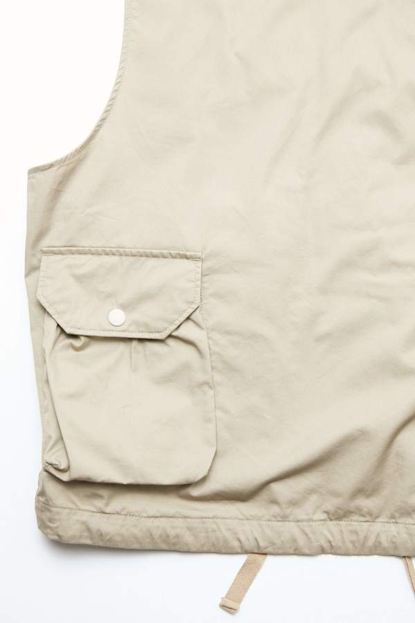 Engineered Garments Field Vest - Khaki | Garmentory