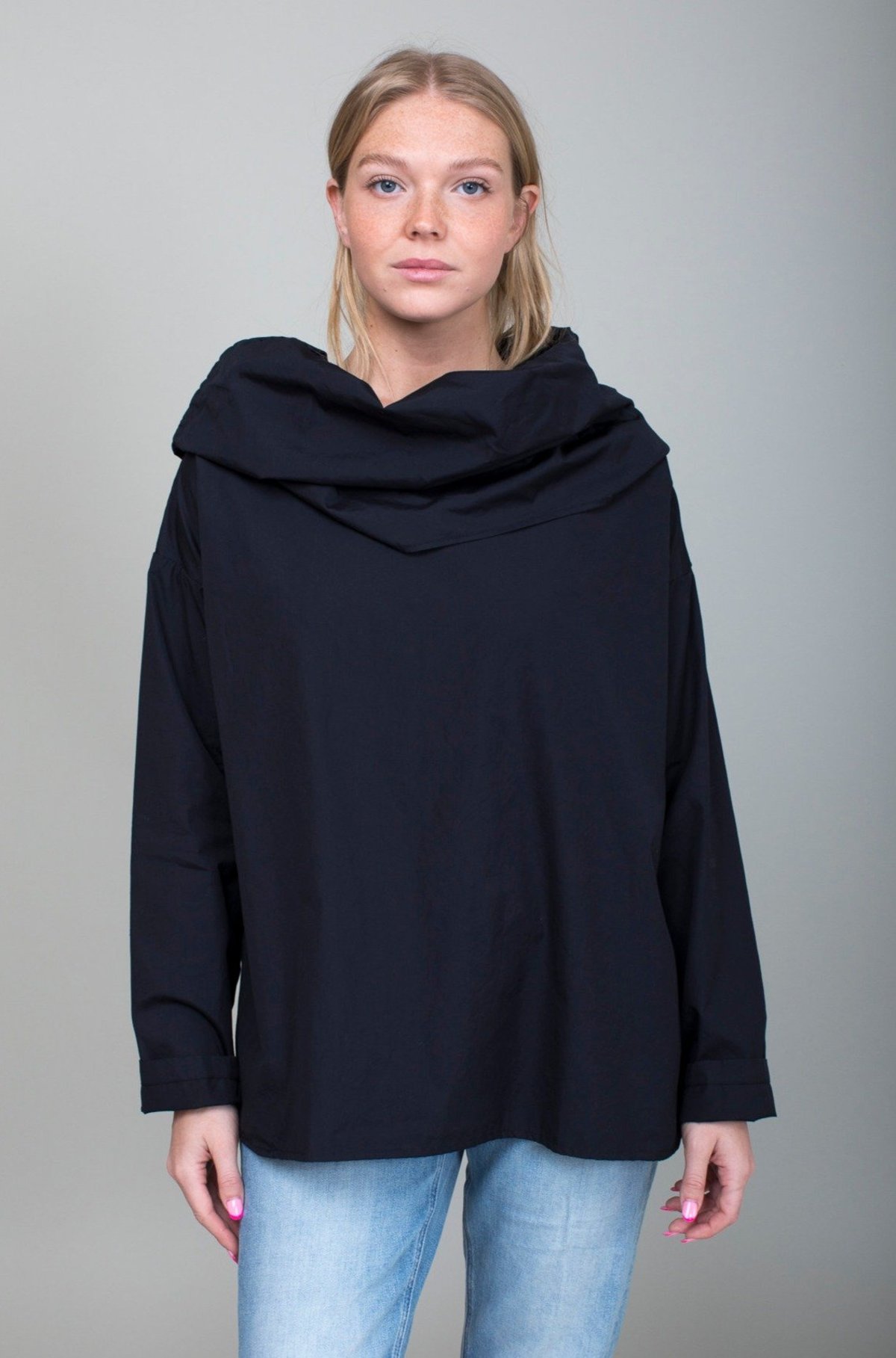 Pipsqueak Chapeau Muffle Top - Navy | Garmentory