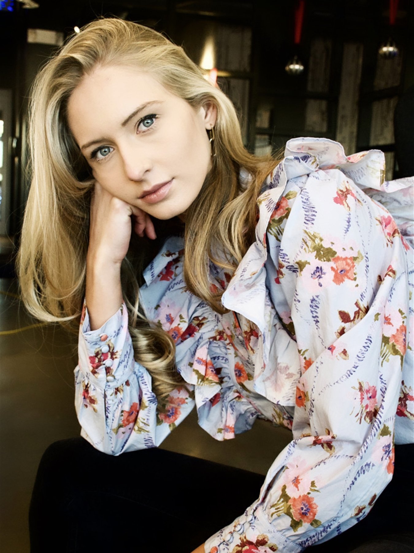 LoveShackFancy Beatrix Top - Lavender Moon | Garmentory