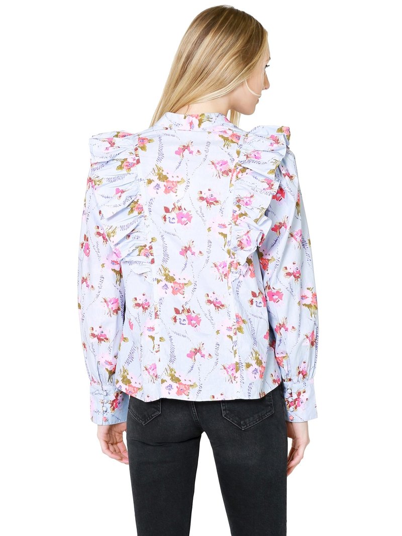 LoveShackFancy Beatrix Top - Lavender Moon | Garmentory