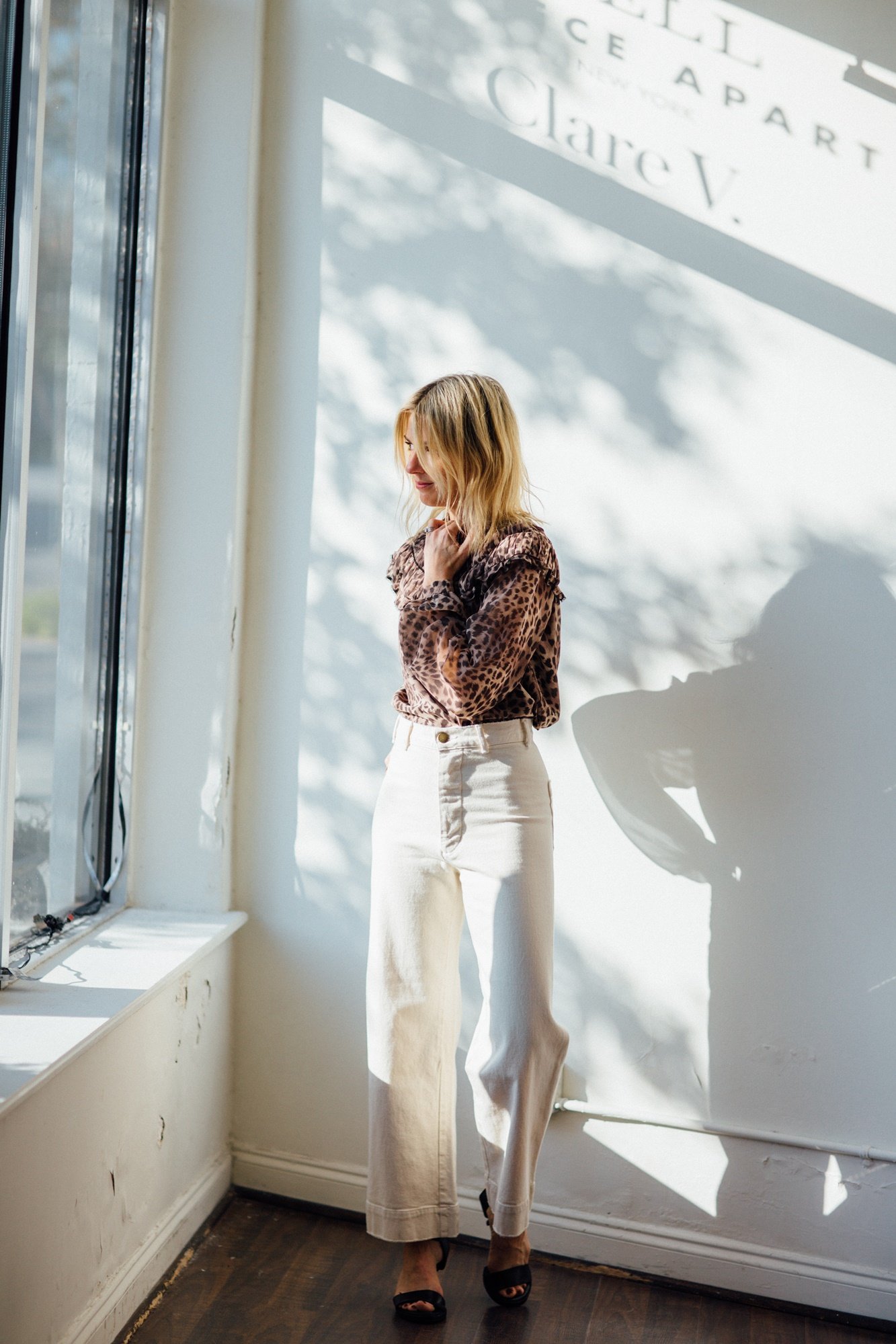 The Great. Seafair Jean - Stone | Garmentory