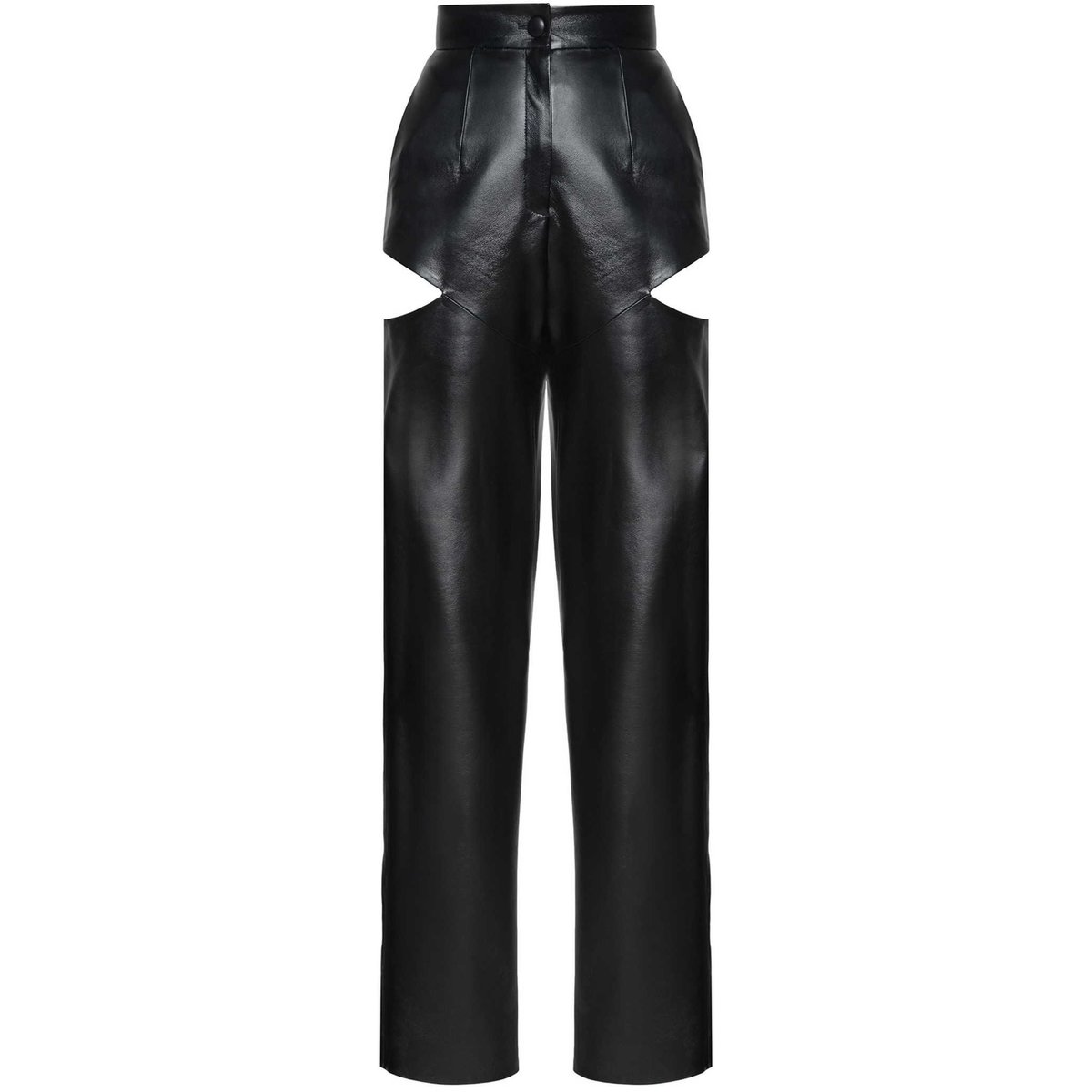 Matériel Faux Leather Cut Out Pant | Garmentory