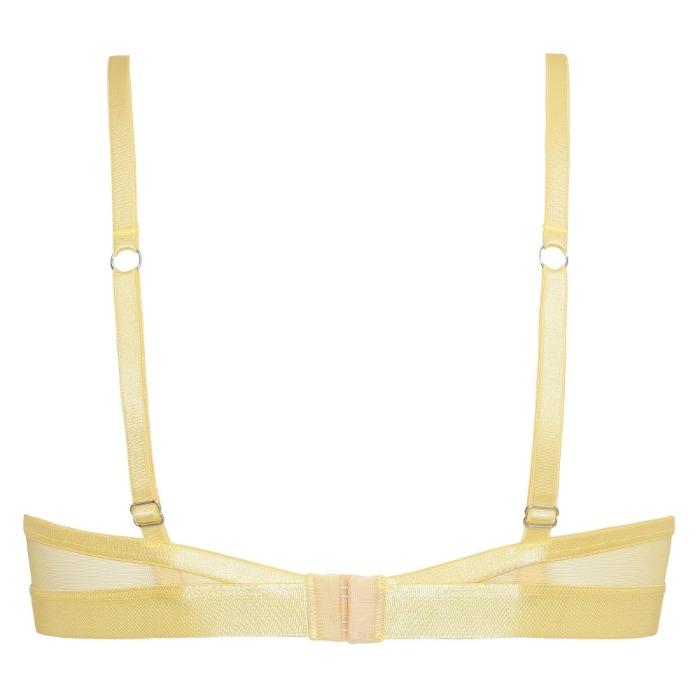 Moons & Junes Mata Wireless Mesh Bra - Yellow | Garmentory