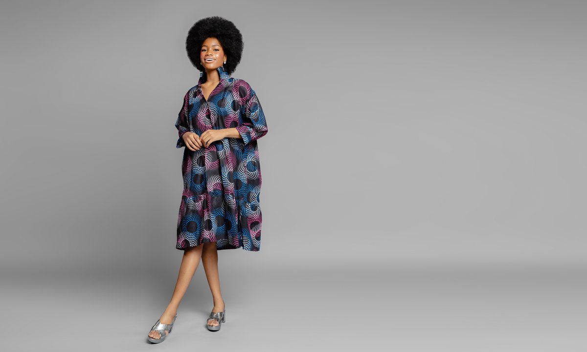 The Oula Company Sophisticate Dress - Dots | Garmentory