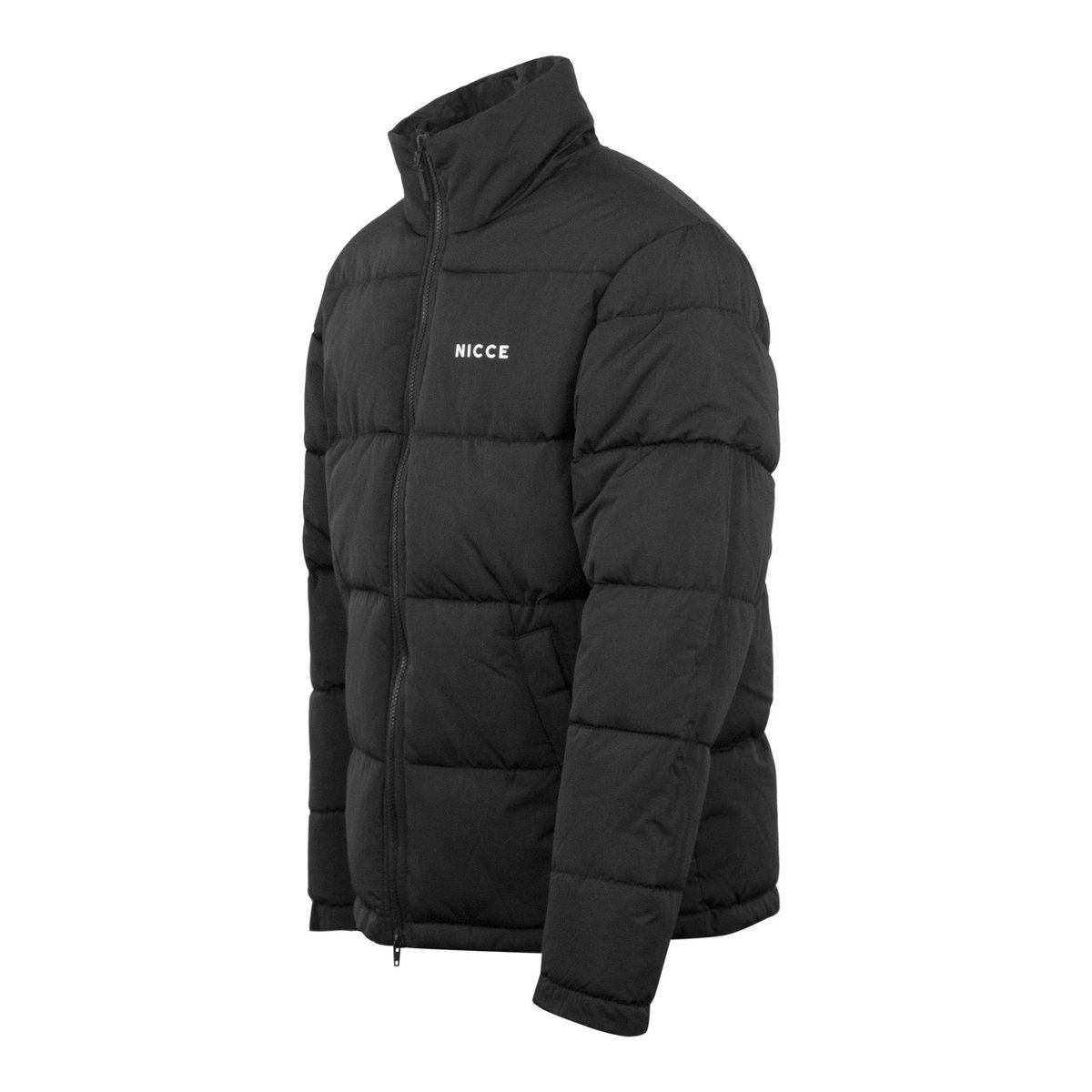 Nicce Deca Puffer Jacket - Black | Garmentory