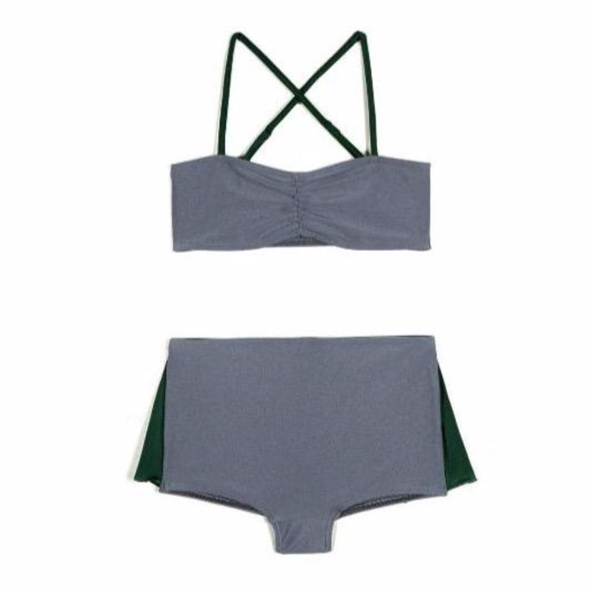 wolf & rita micaela swimsuit blue | Garmentory