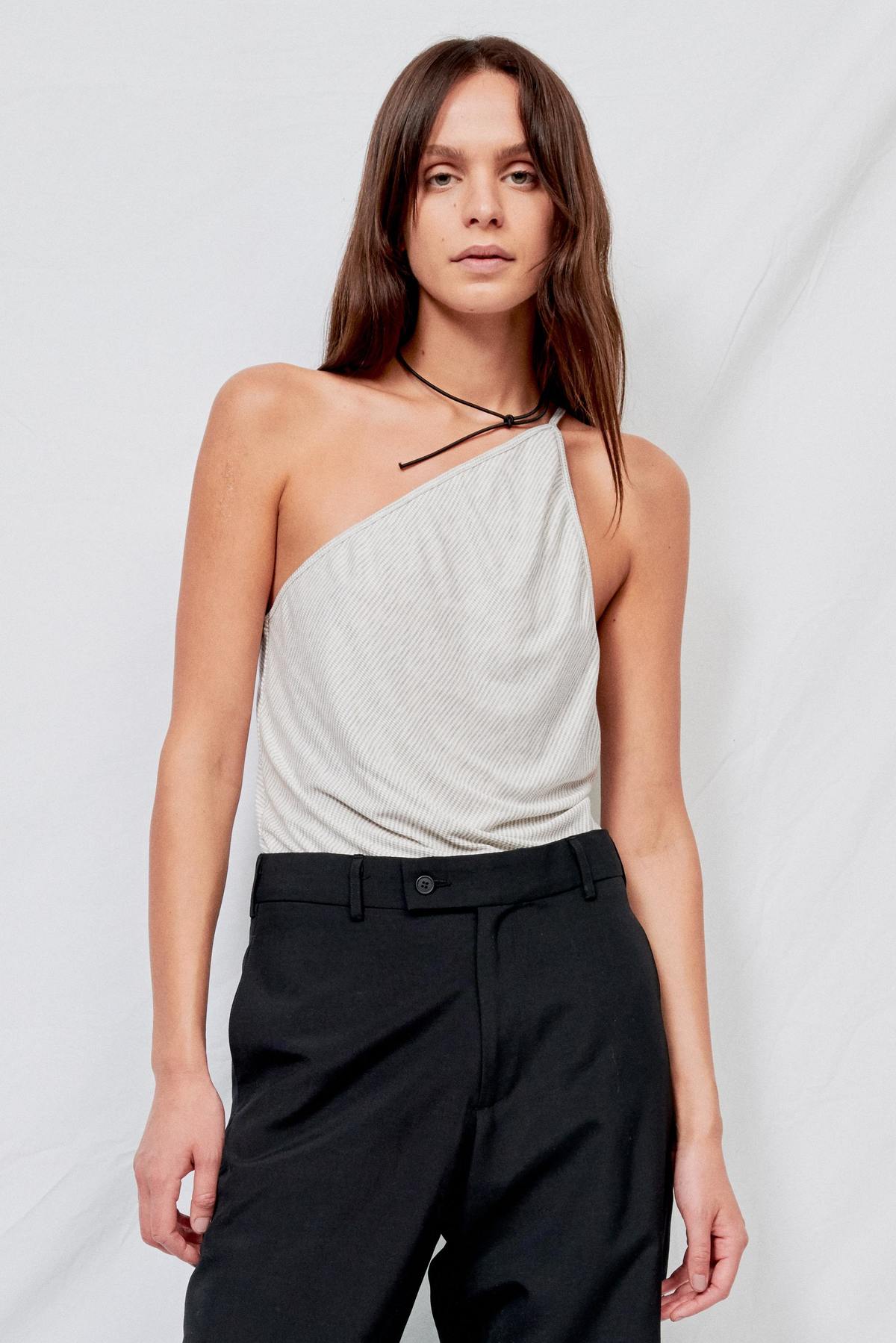 Assembly Ribbed One Strap Top | Garmentory