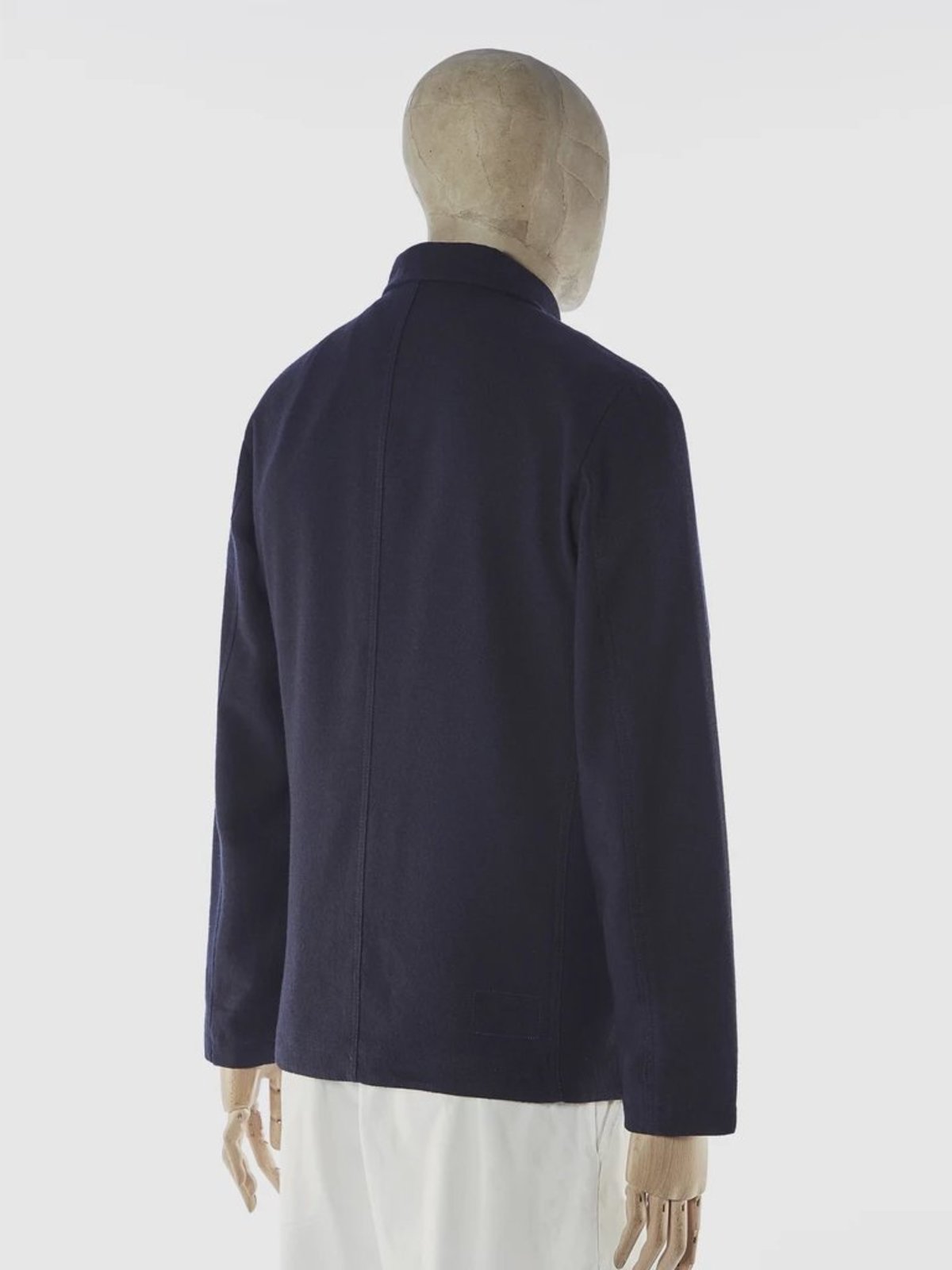Universal Works Bakers Jacket - Navy Wool Marl | Garmentory