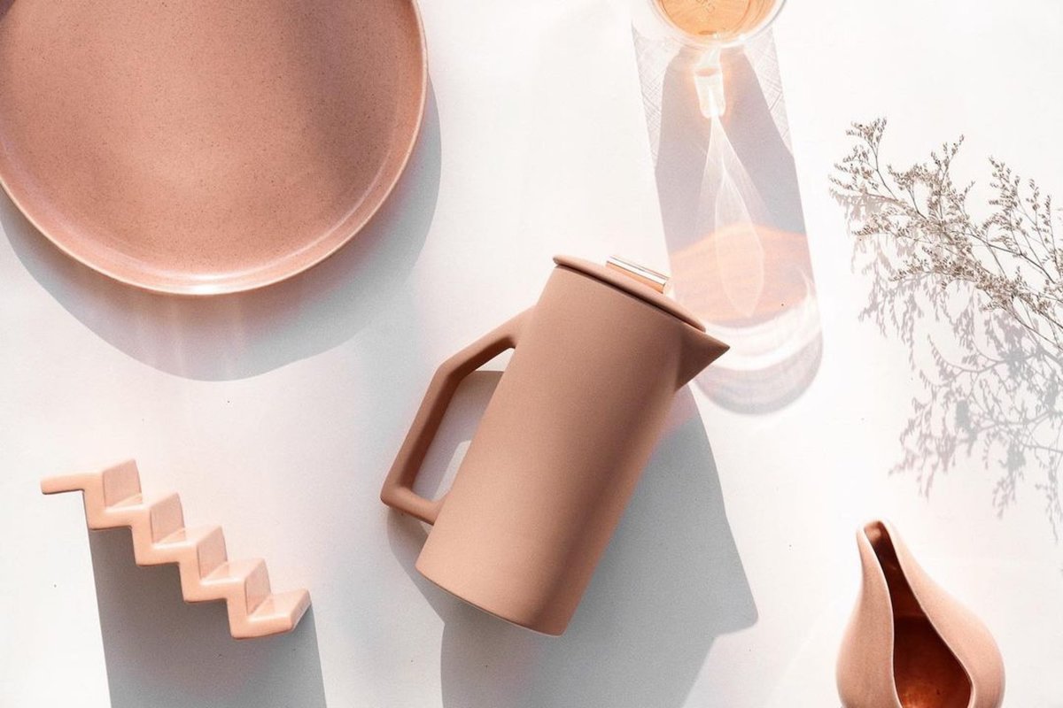 Sand Ceramic French Press | Garmentory