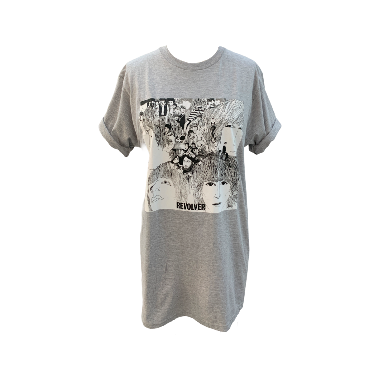 Farm Stand Beatles Revolver T-Shirt - gray | Garmentory
