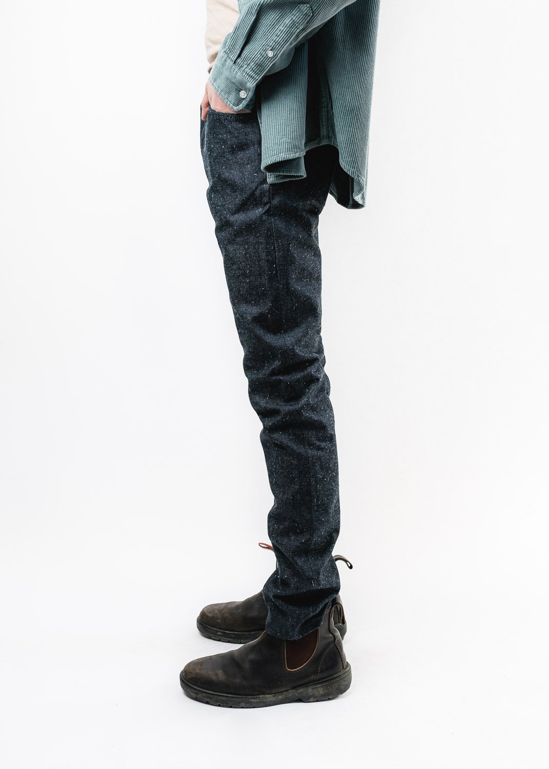 RALEIGH DENIM MARTIN BANANA FIBER SELVAGE JEAN | Garmentory