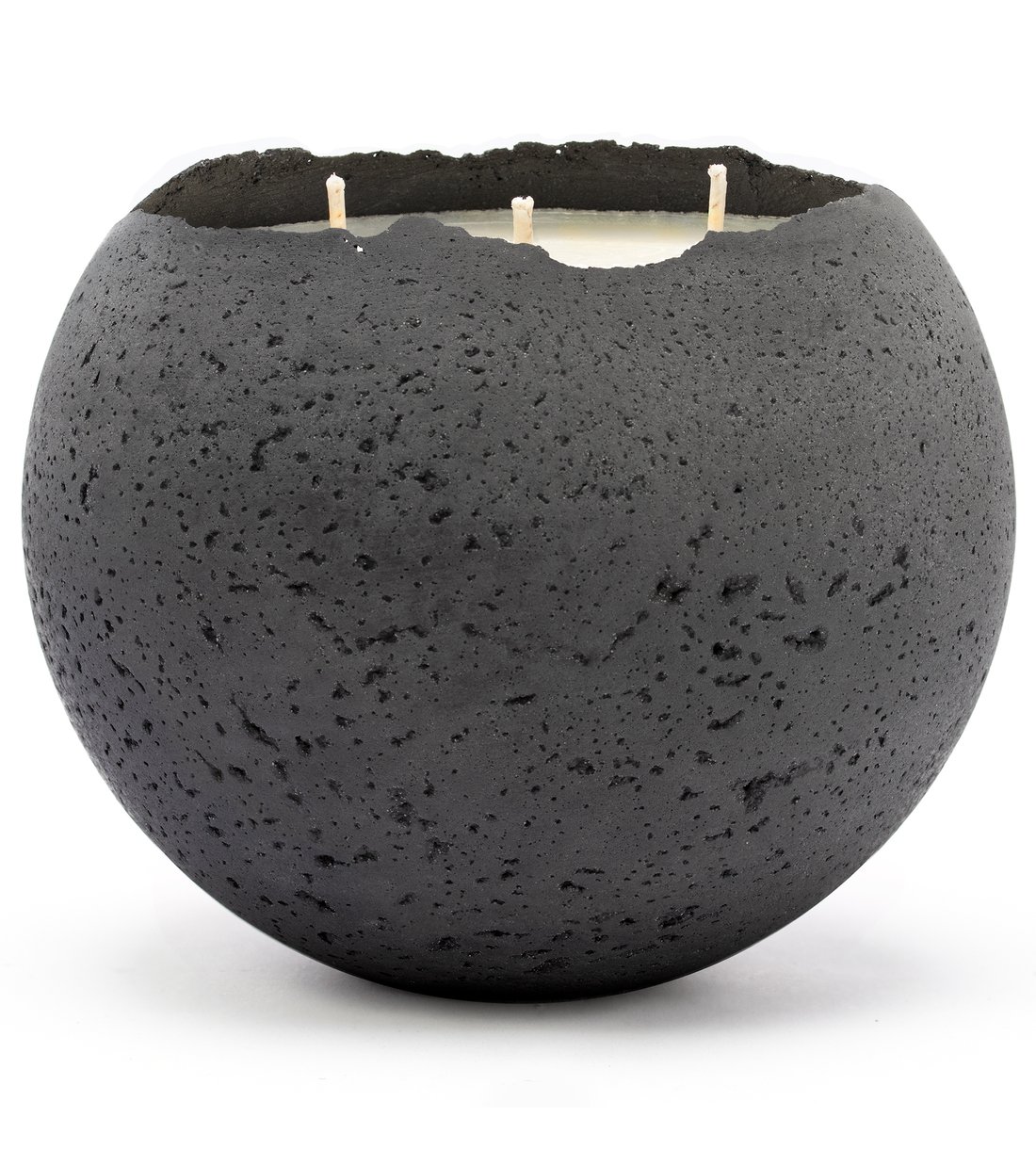 KONZUK LARGE CHARCOAL ORBIS CANDLE | Garmentory