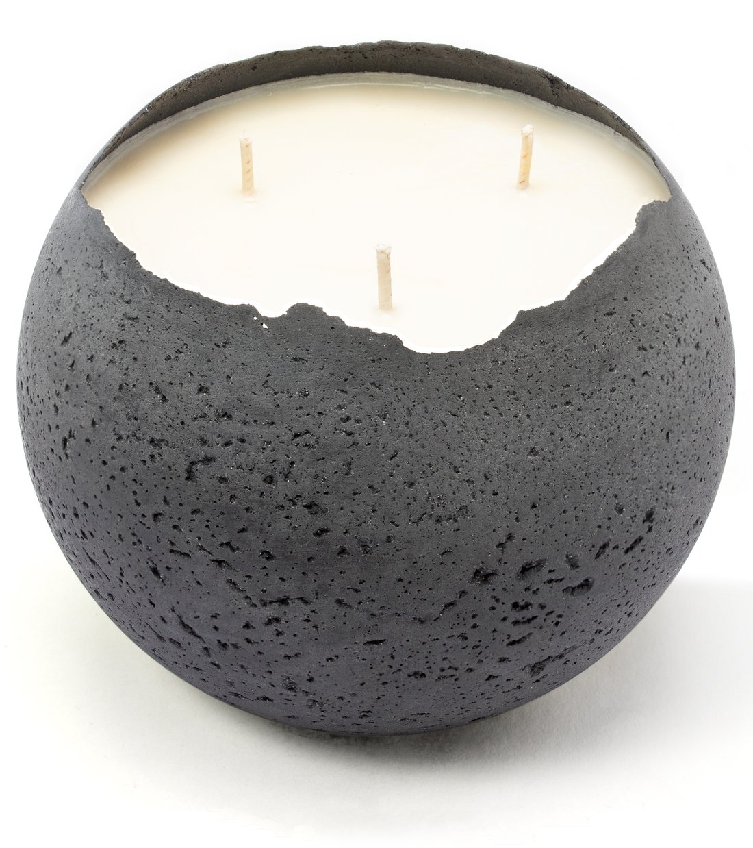KONZUK LARGE CHARCOAL ORBIS CANDLE | Garmentory