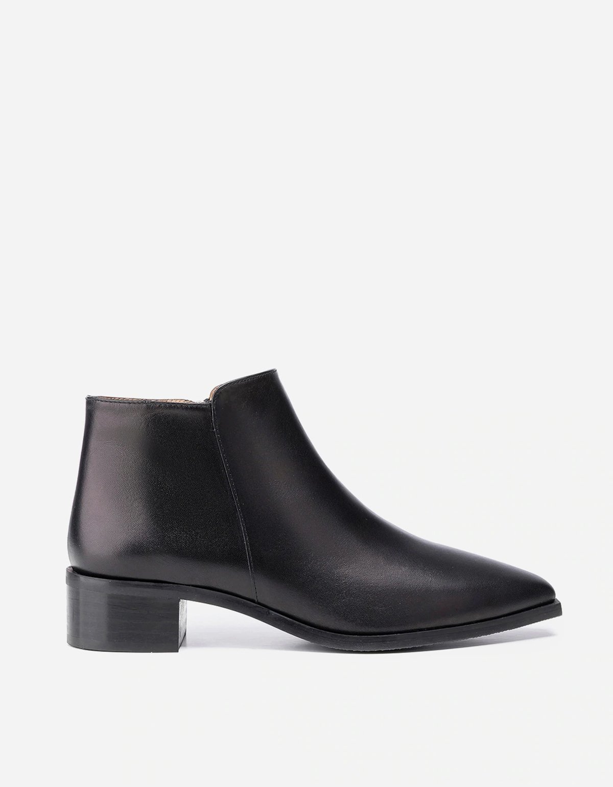 Flattered Nata Leather Boot - Black | Garmentory