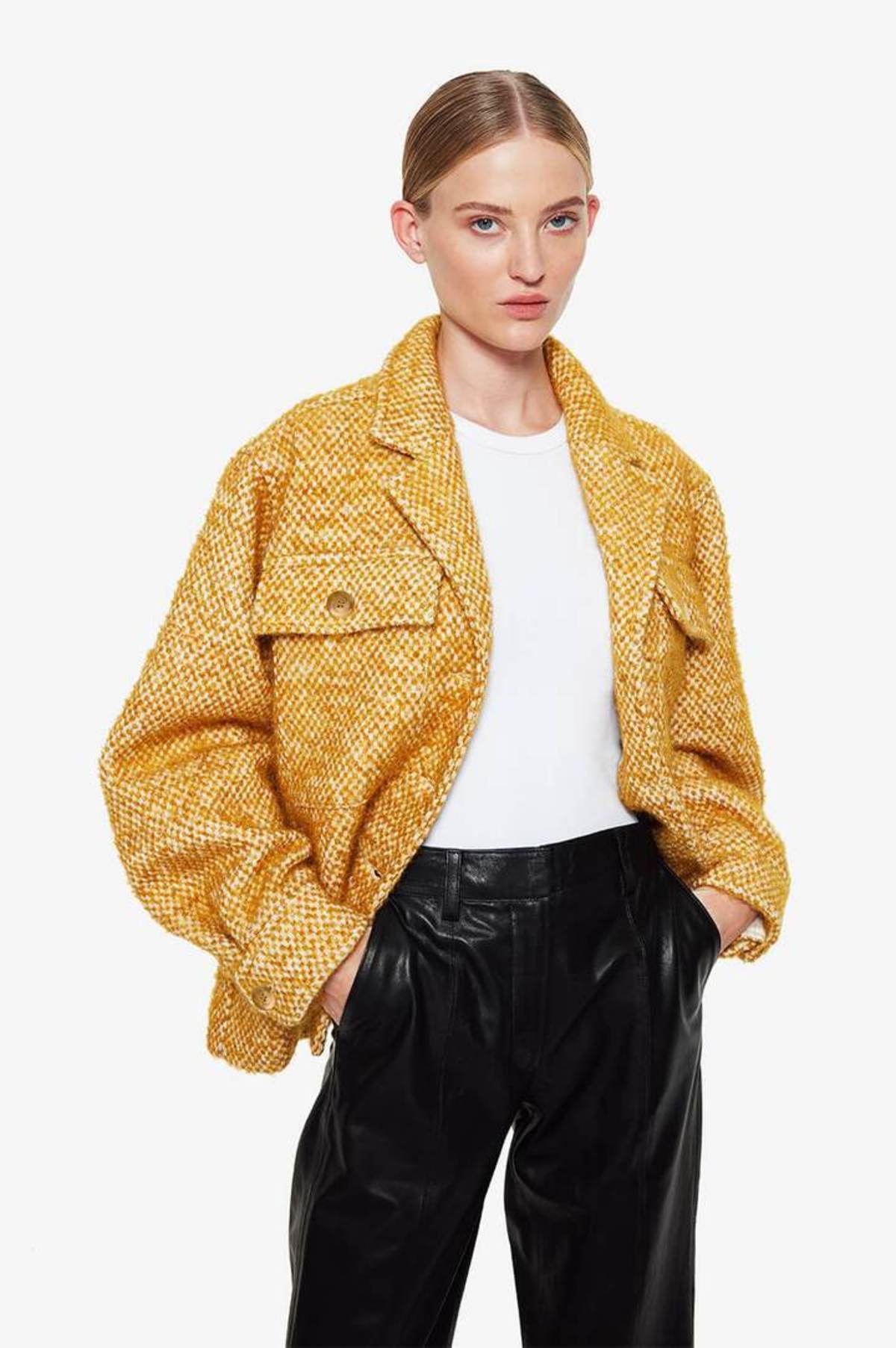 Leon Jacket in Gold | Garmentory