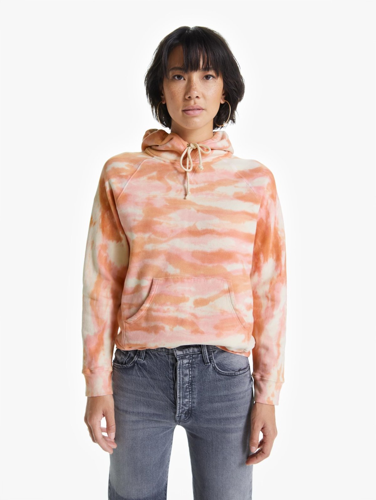 Mother Denim The Square Hoodie - Sugar Plum Fairy | Garmentory