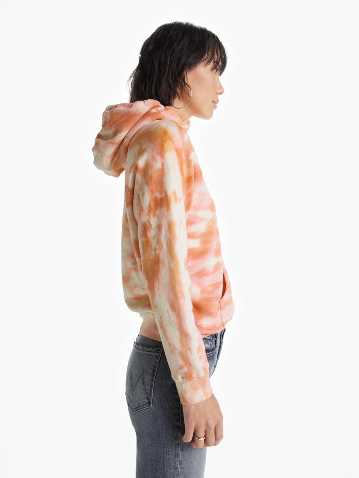 Mother Denim The Square Hoodie - Sugar Plum Fairy | Garmentory