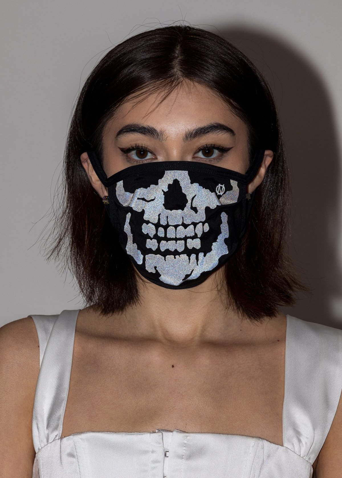 99%is Reflective Skull Mask - Black | Garmentory