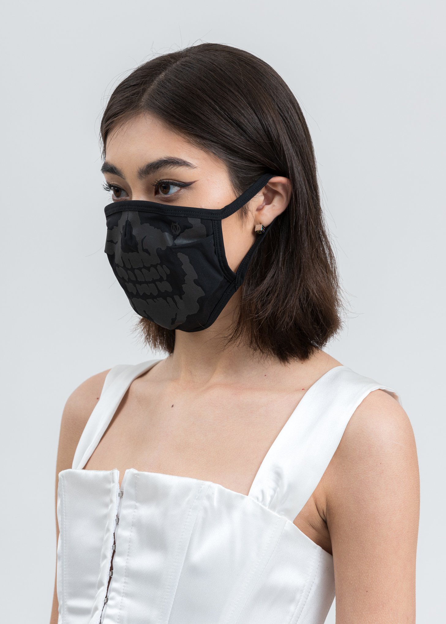 99%is Reflective Skull Mask - Black | Garmentory