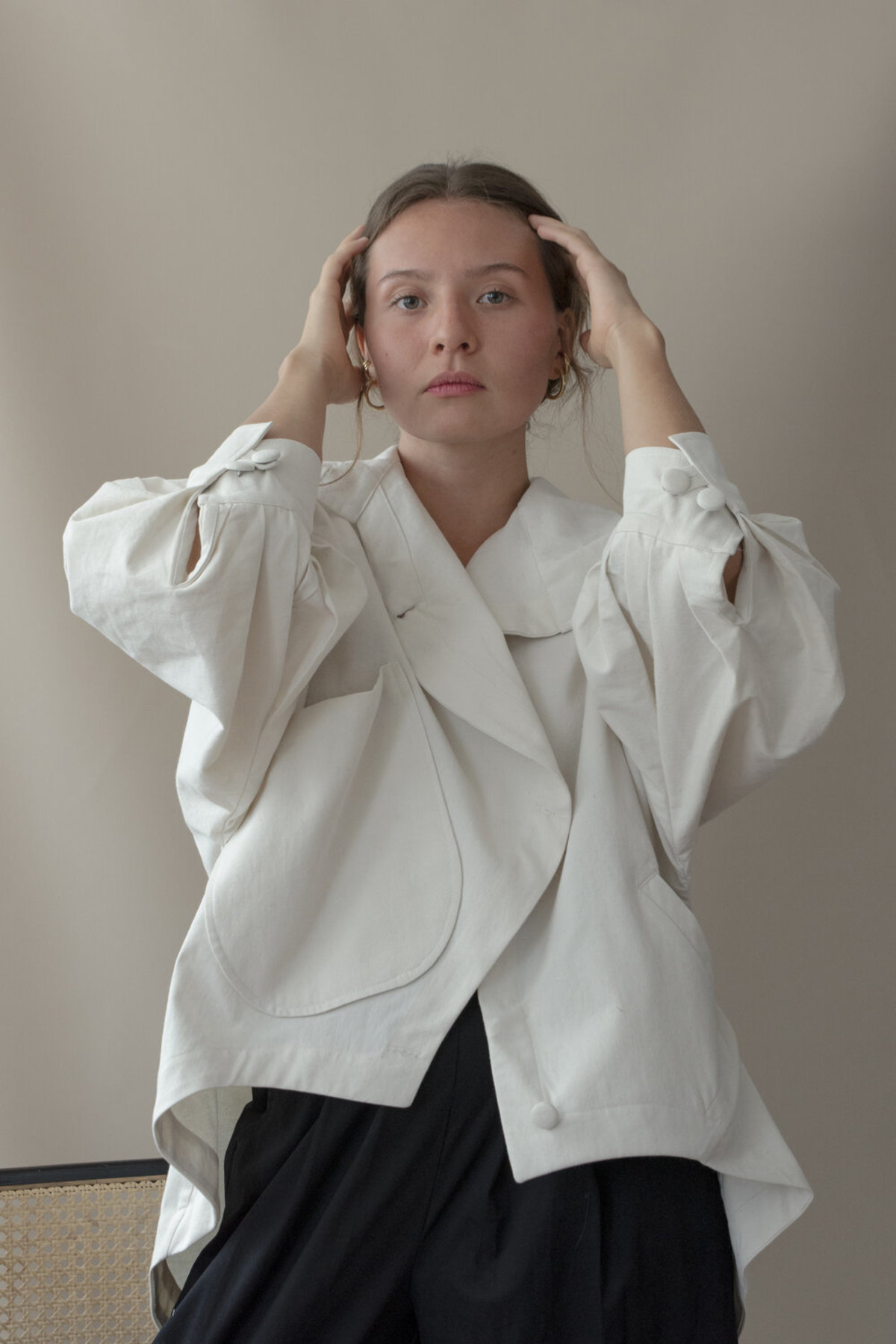 Nin Studio FLIGHT JACKET - IVORY | Garmentory