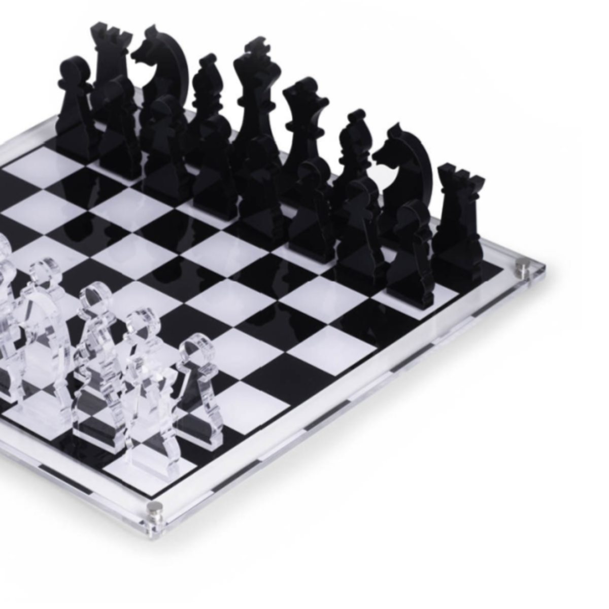 kids BeyBerk The Charlie Acrylic Chess Set | Garmentory