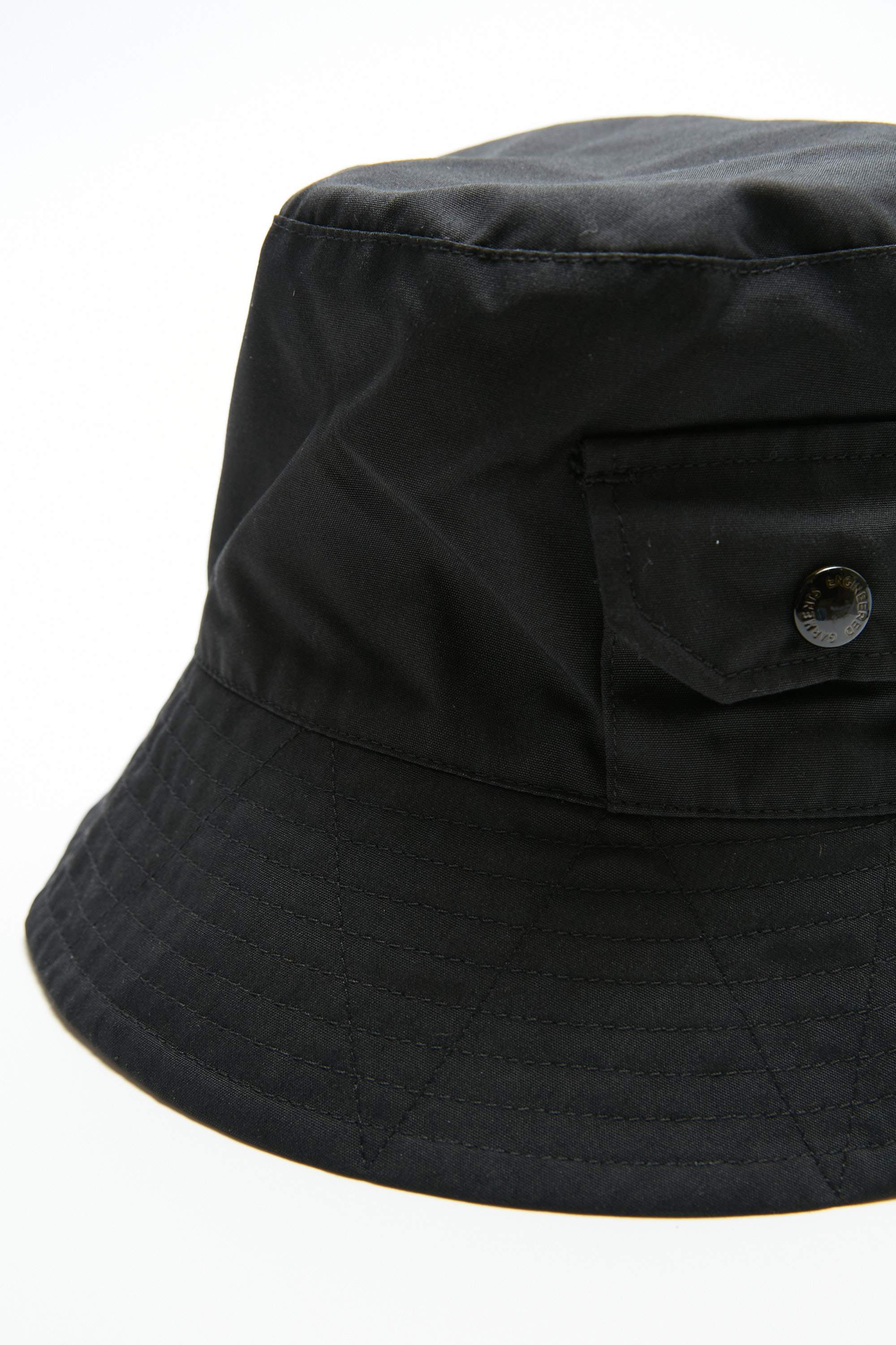 Engineered Garments PC Poplin Explorer Hat - Black | Garmentory