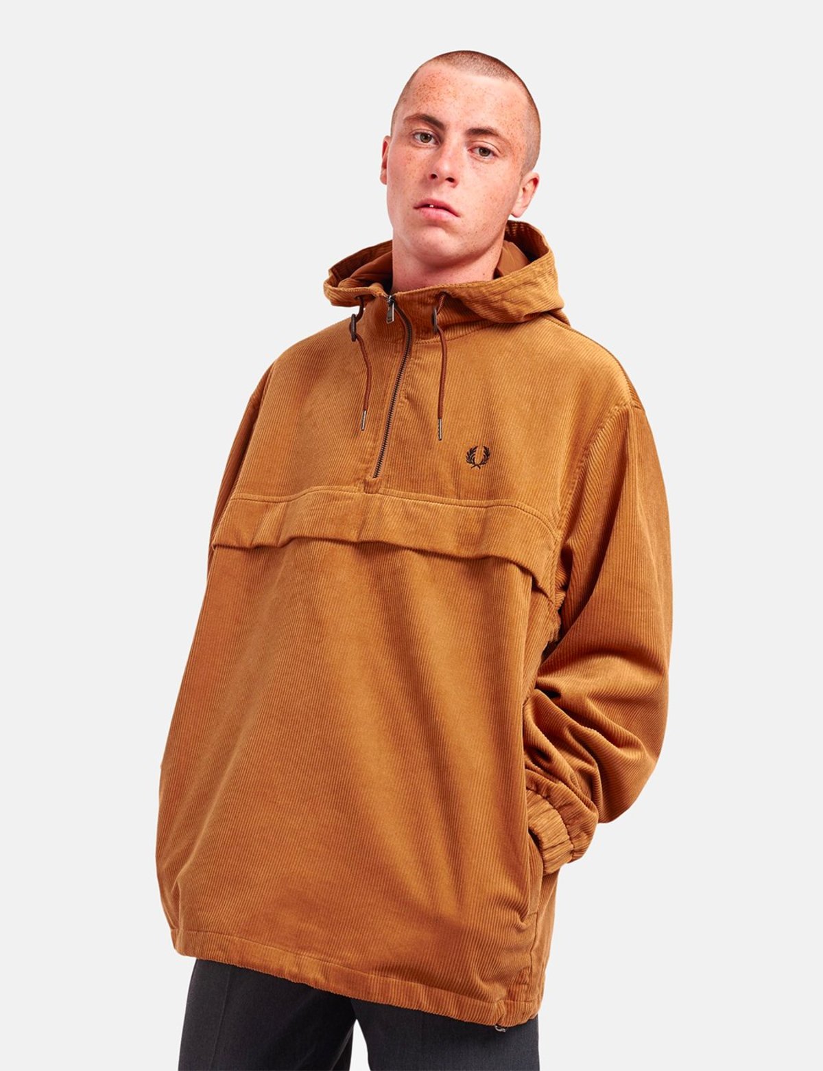 Fred Perry Cord Overhead Jacket - Brown Sugar | Garmentory